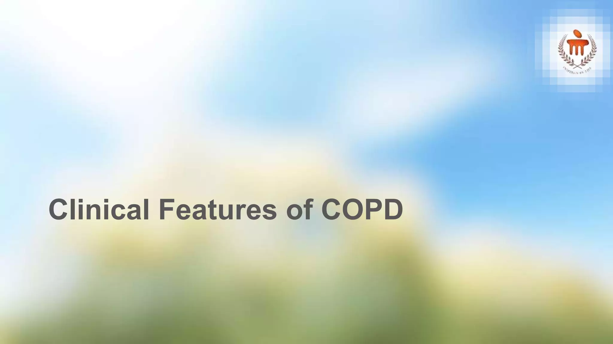 COPD - Chronic Obstructive Pulmonary Disease | PPTX