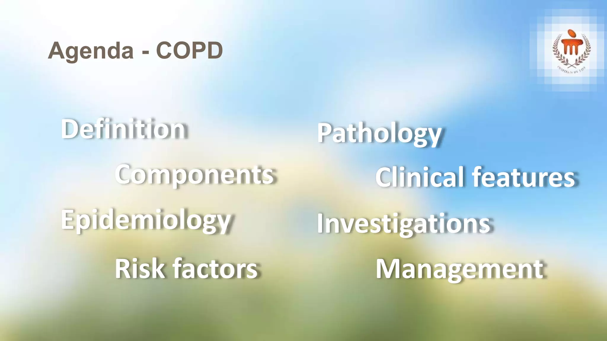 COPD - Chronic Obstructive Pulmonary Disease | PPTX