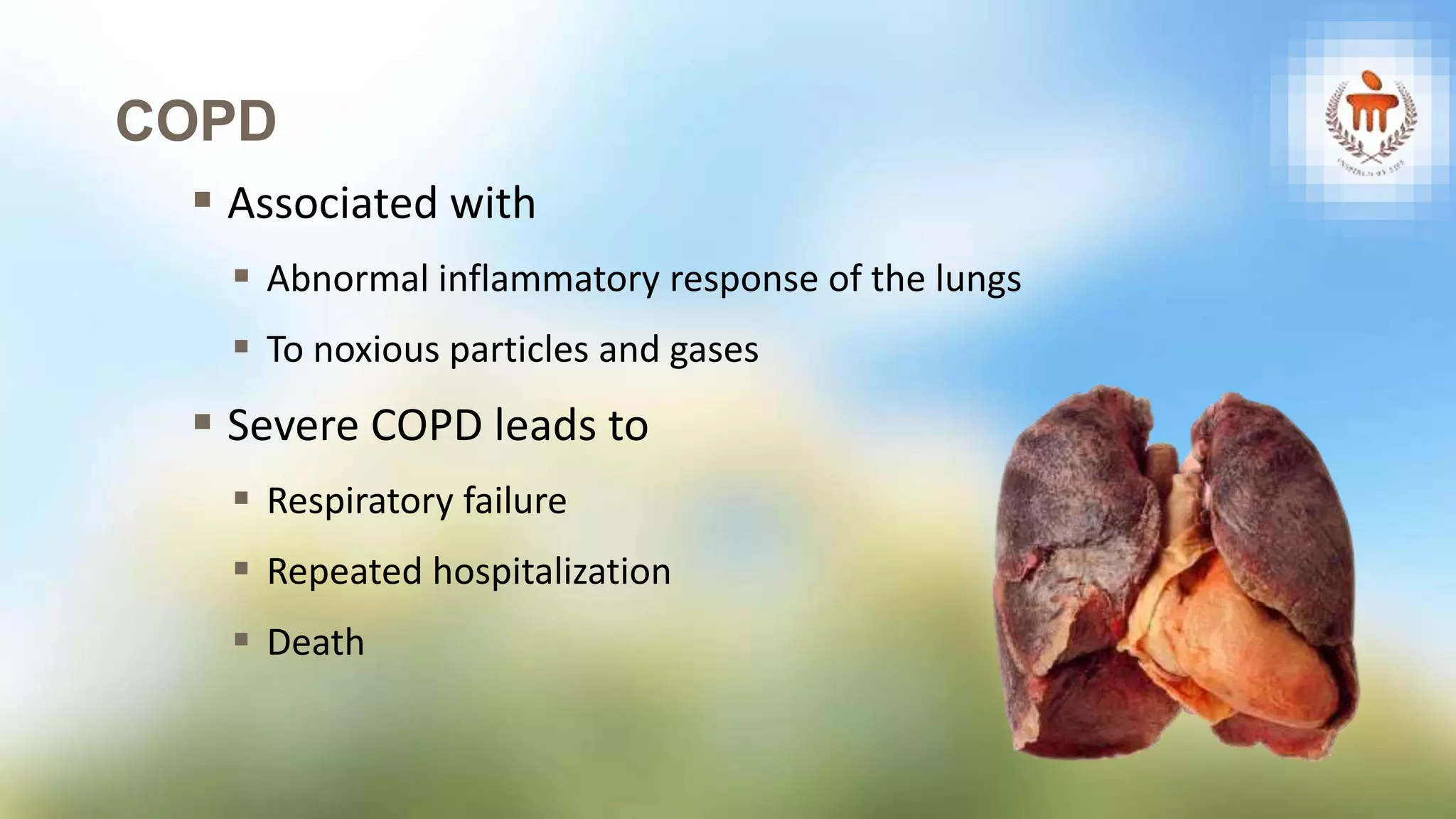 COPD - Chronic Obstructive Pulmonary Disease | PPTX