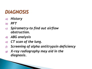 COPD.555.pptx chronic obstructed pulmonary disease | PPTX
