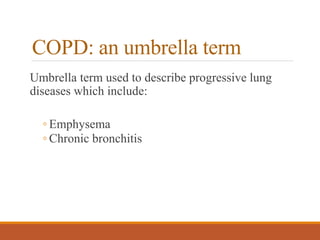 Presentation on COPD (Chronic Obstructive Pulmonary Disease) | Jindal ...