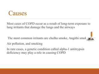 Presentation on COPD (Chronic Obstructive Pulmonary Disease) | Jindal ...