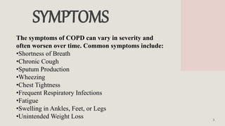 Chronic Obstructive Pulmonary Disease (COPD) | PPTX