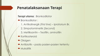 COPD atau PPOK terkait perkuliahan pada farmasi | PPT