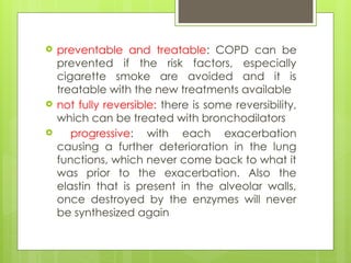 Chronic obstructive pulmonary disease COPD | PPTX