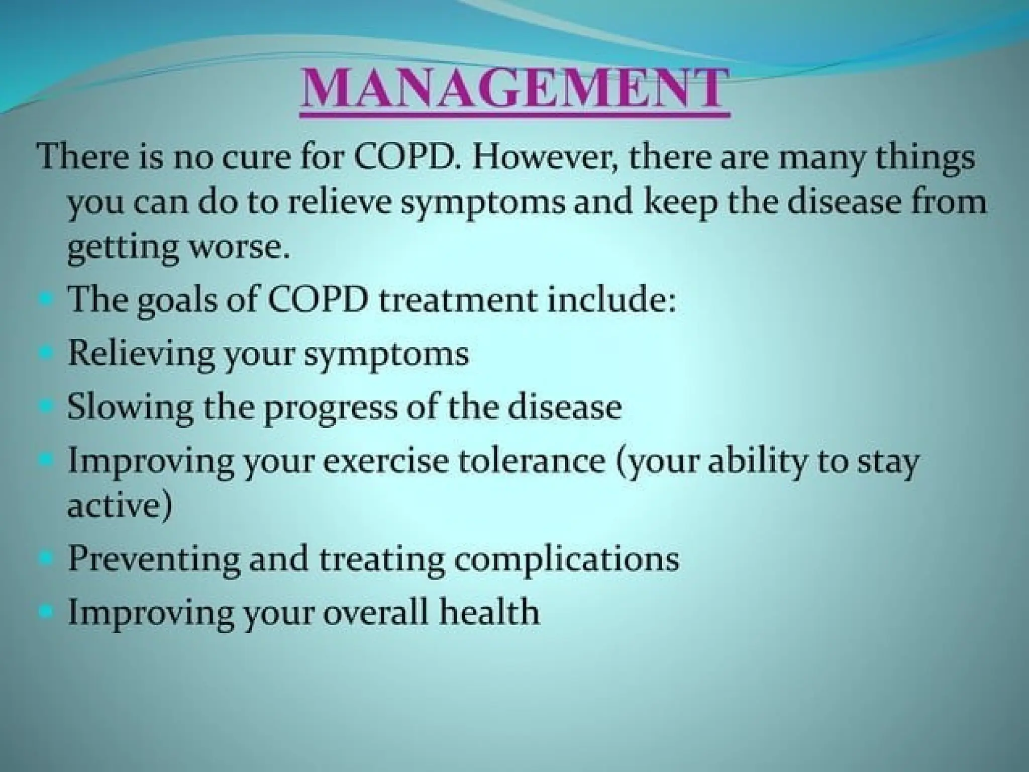 COPD COPD, or chronic obstructive pulmonary disease, is a condition ...