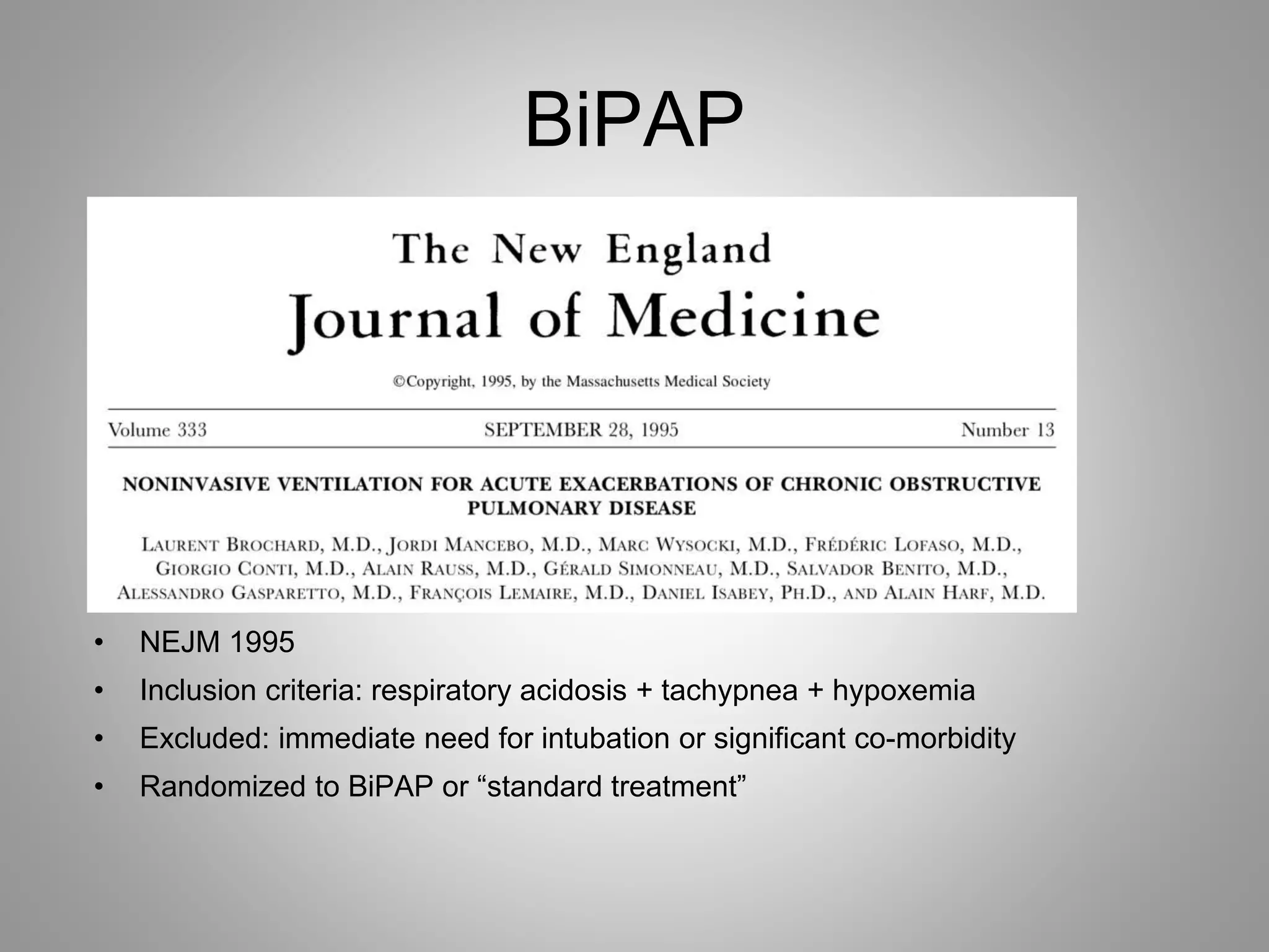 ICU Management of COPD | PPTX