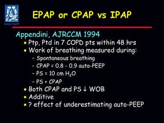 Mechanical Ventilation of Patients with COPD and Asthma | PPT