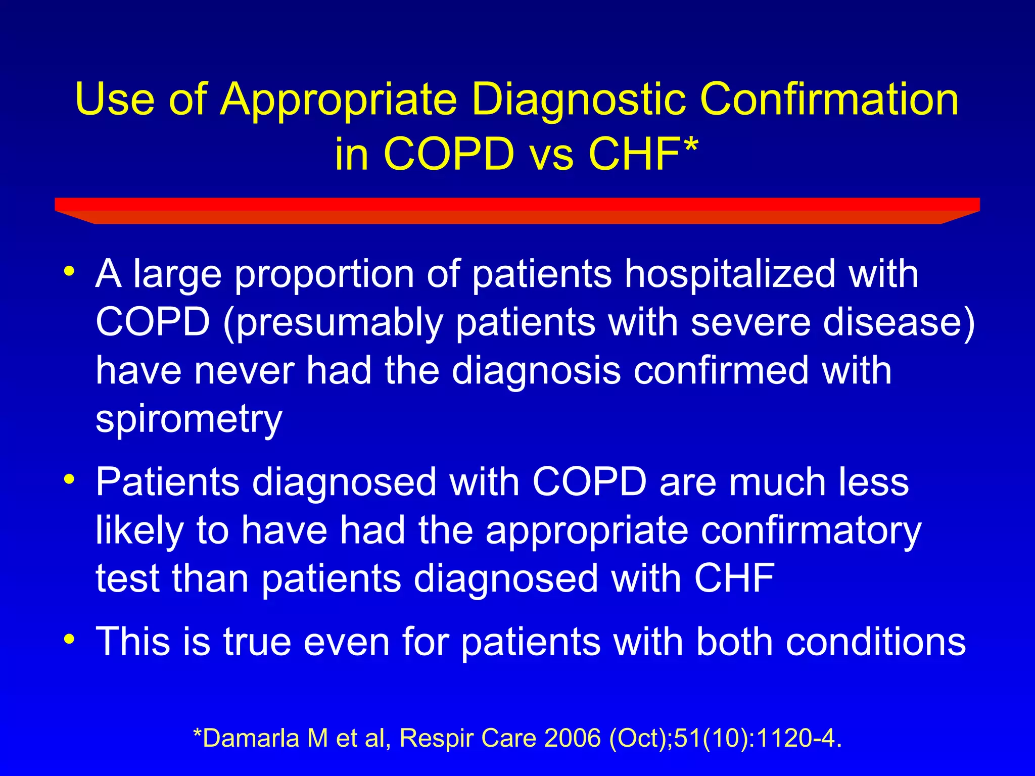 COPD Exacerbations: Significance, Assessment, and Current Management | PPT