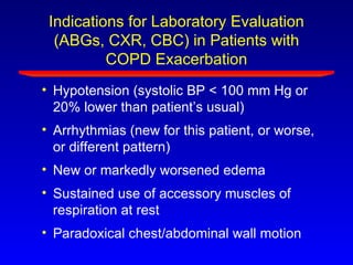 COPD Exacerbations: Significance, Assessment, and Current Management | PPT
