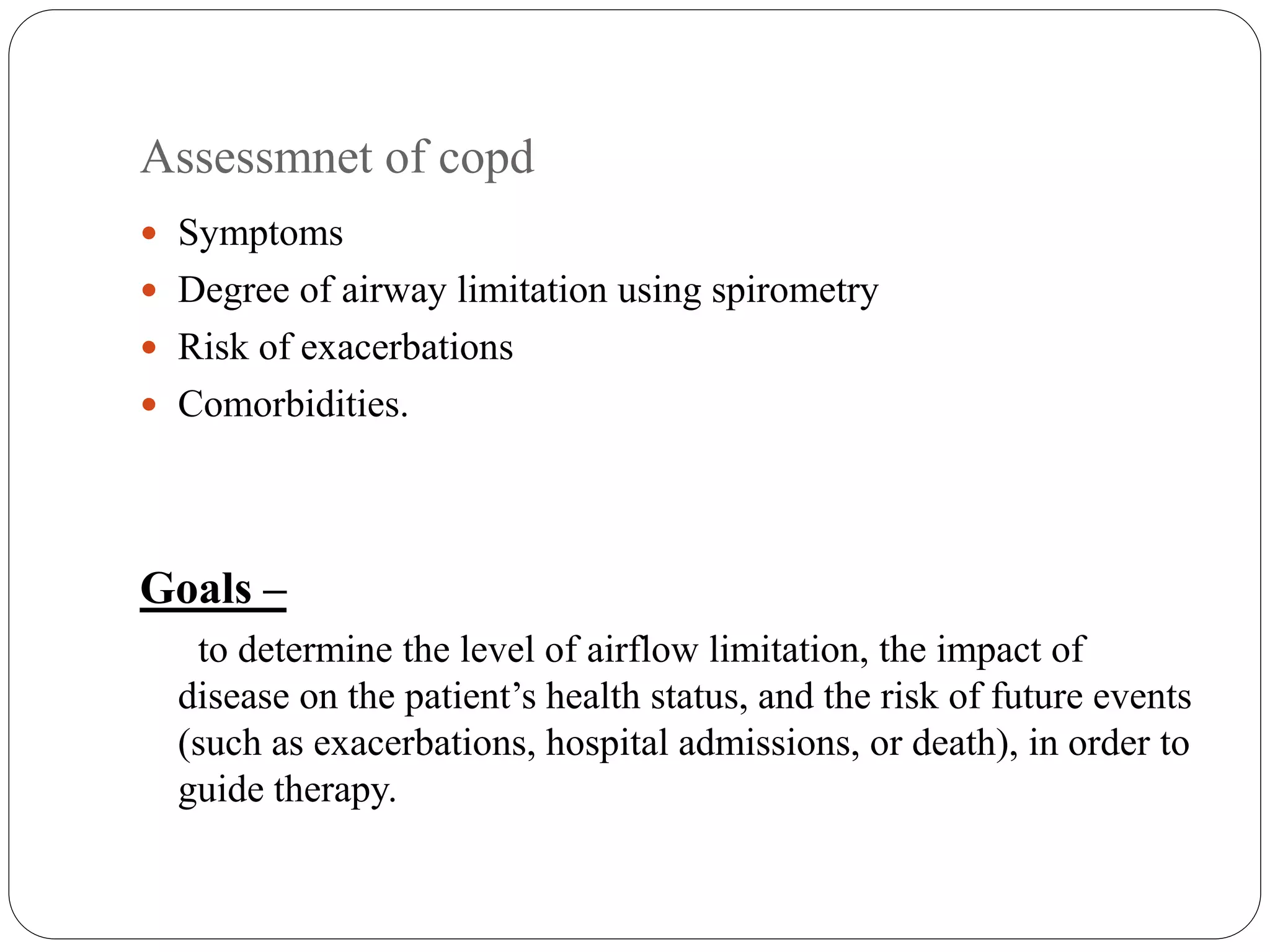 COPD:CLINICAL REVIEW AND ANESTHESIA CONSIDERATION | PPTX
