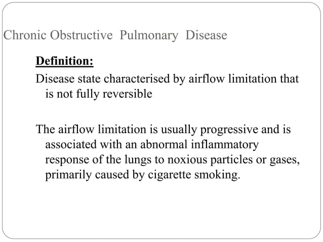 COPD:CLINICAL REVIEW AND ANESTHESIA CONSIDERATION | PPTX