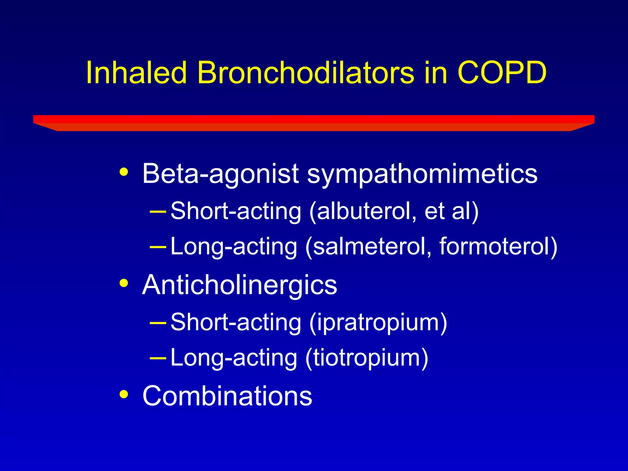 State-of-the-Art Overview of COPD and its Management | PPT