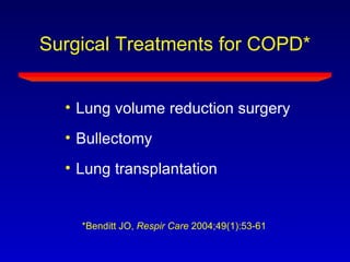 State-of-the-Art Overview of COPD and its Management | PPT