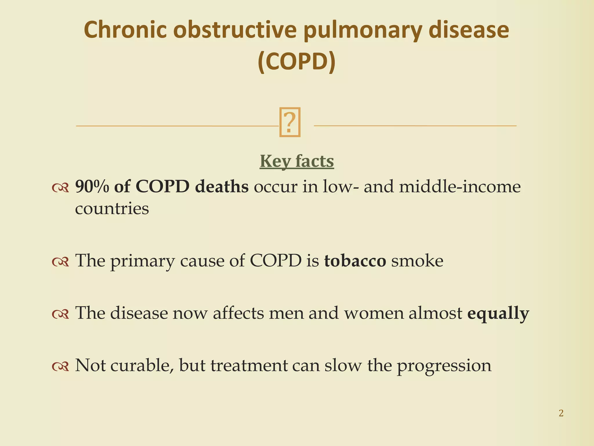 COPD overview and update | PPTX