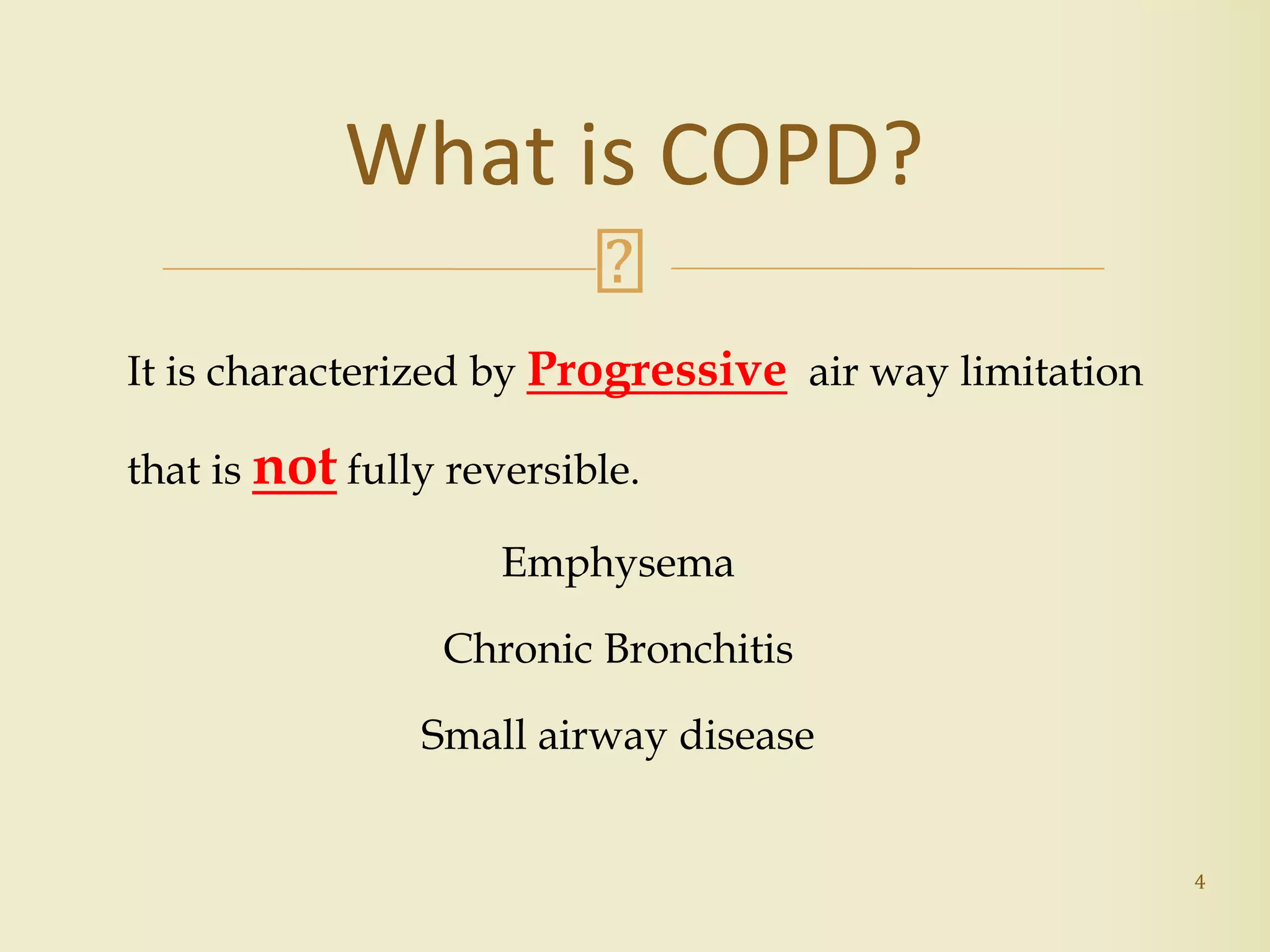 COPD overview and update | PPTX