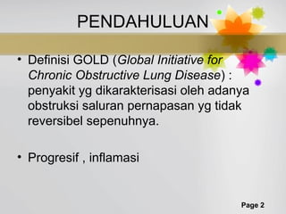 COPD penyakit paru obstruksi kronis .ppt