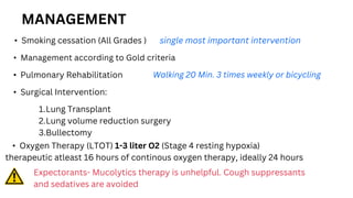 COPD Presentation by Muhammad Fahad OMEF | PDF