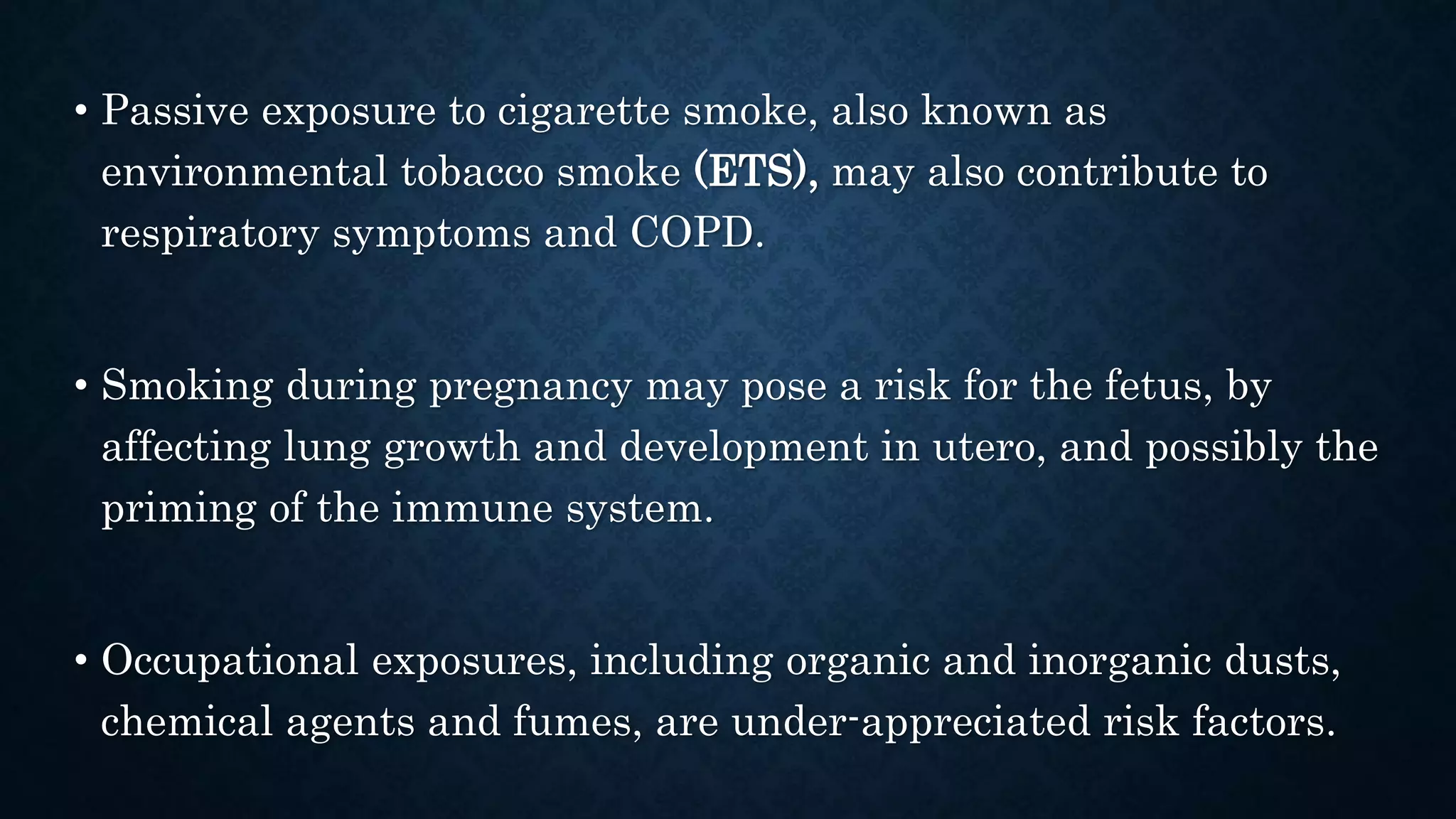 COPD Teaching Slides for UGs | PPTX