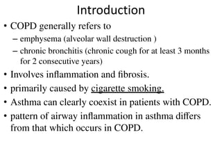 Chronic obstructive pulmonary disease | PPT