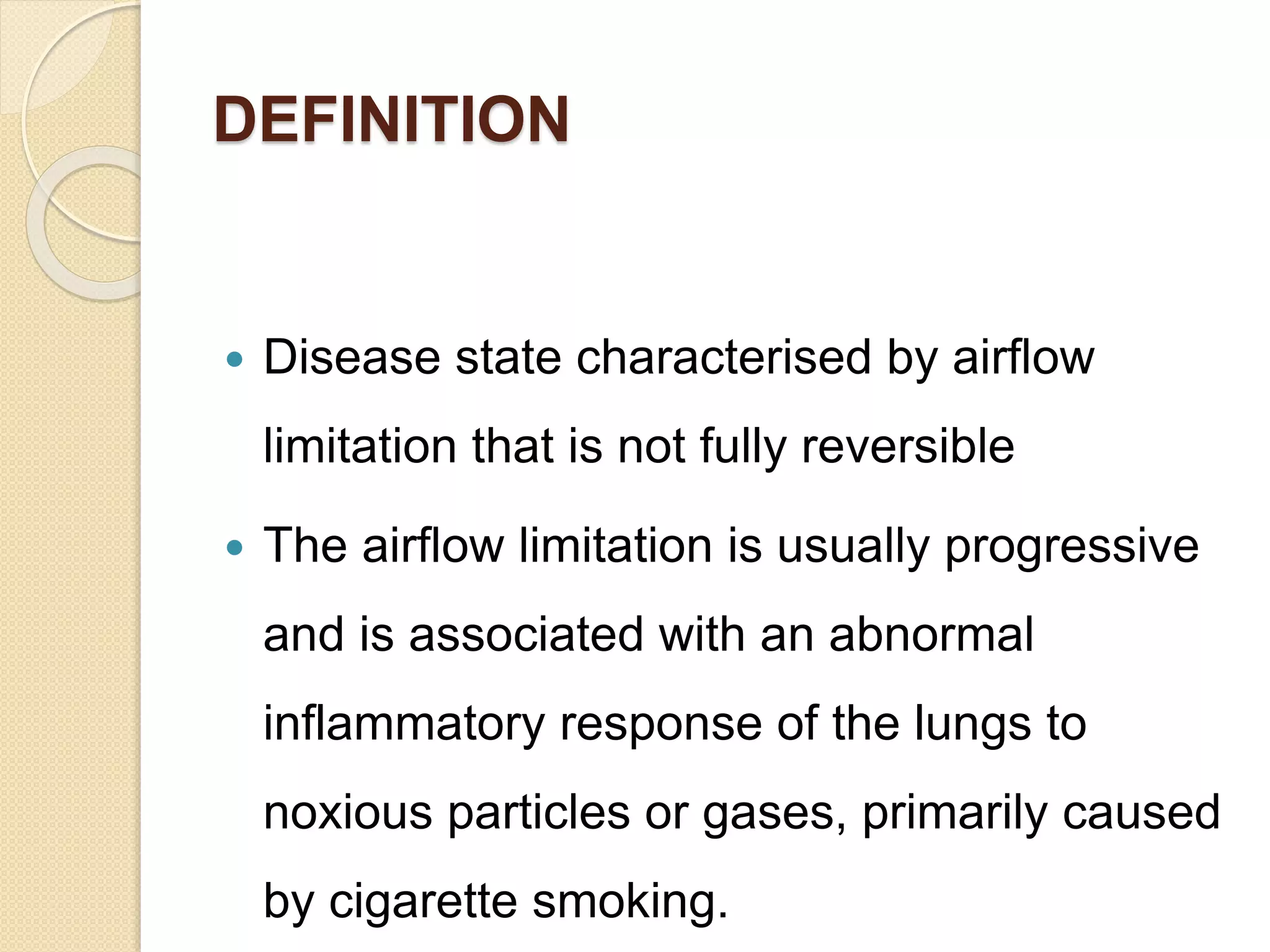 Copd and anaesthesia | PPTX
