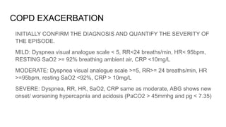 COPD and GOLD guidelines and management.pptx