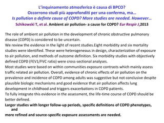 Copd and pollution | PPT