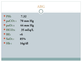 COPD case presentation by Amnah AlLail | PPT