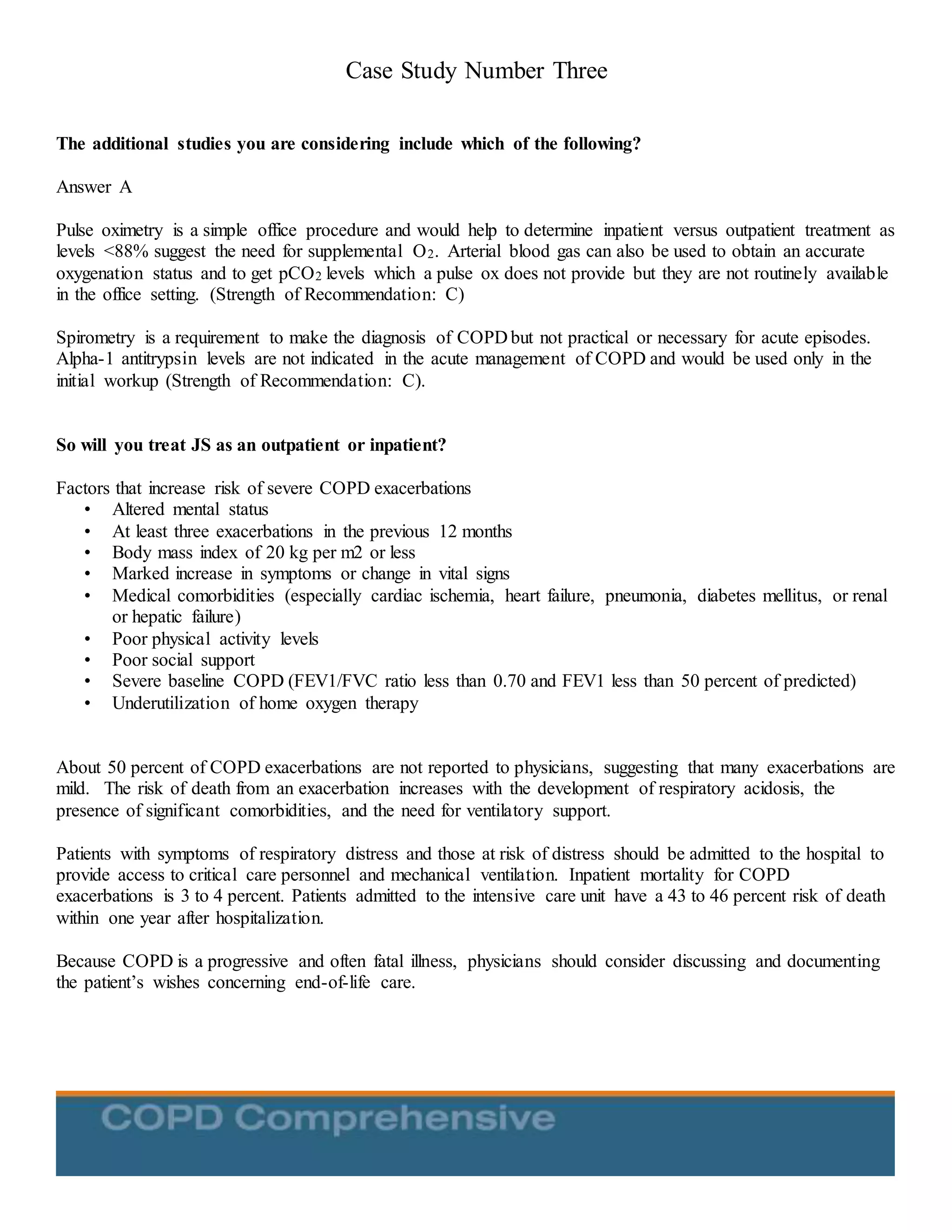 Copd case study-numberthree | DOC
