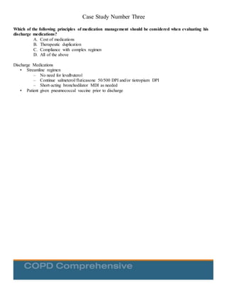 Copd case study-numberthree | DOC