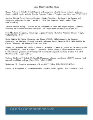 Copd case study-numberthree | PDF