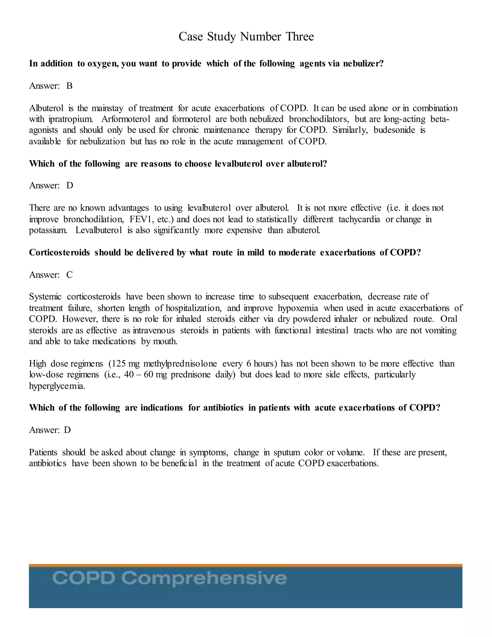 Copd case study-numberthree | DOC
