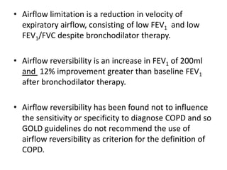 COPD definition, phenotypes, epidemiology | PPTX
