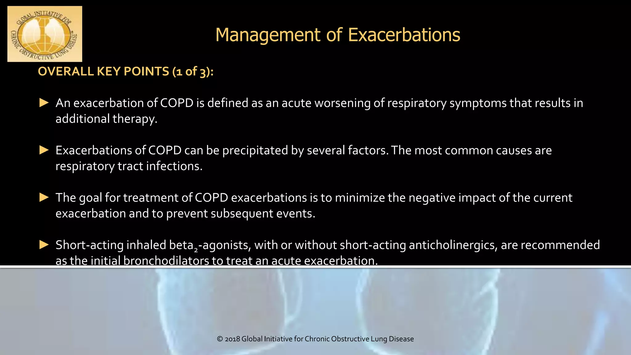 COPD: Management of Acute Exacerbation | PPTX