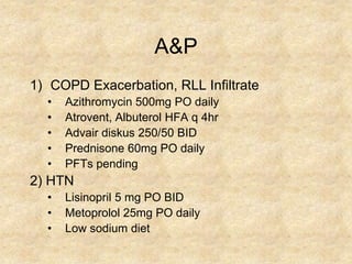 Chronic Obstructive Pulmonary Disease Exacerbation | PPT