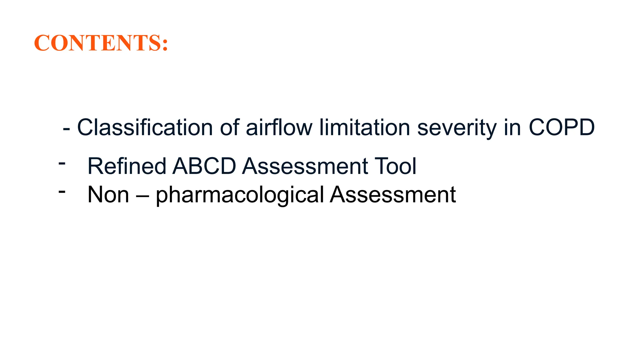 General medicine, chronic obstructive pulmonary disease | PPTX
