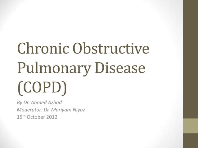 Chronic Obstruction Pulmonary Disease | PPTX