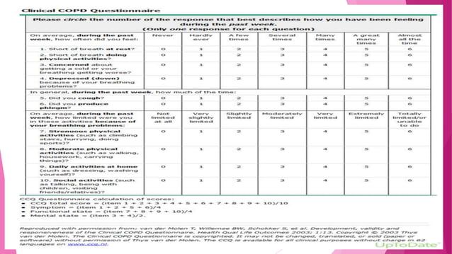 Copd grading and management guidelines | PPTX