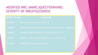 Copd grading and management guidelines | PPTX