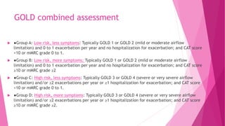 Copd grading and management guidelines | PPTX