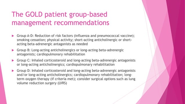 Copd grading and management guidelines | PPTX