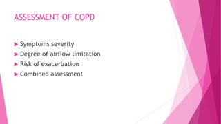 Copd grading and management guidelines | PPTX
