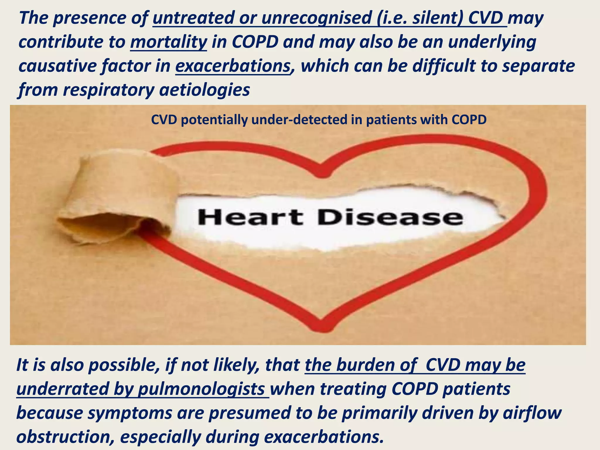 Chronic Obstructive Pulmonary Disease and Heart Failure The challenges ...
