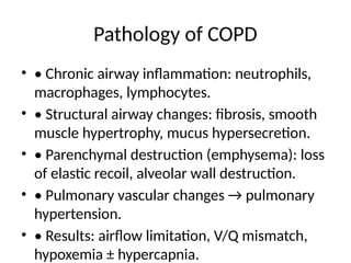 COPD_ with introduction in details, sign and symptoms,Physiotherapy ...