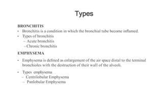 COPD ppt | PPTX | Lung and Respiratory Health | Diseases and Conditions