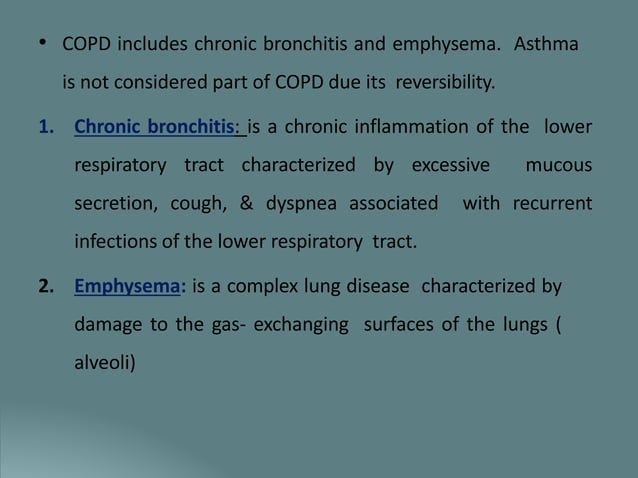 Copd | PPTX | Physical Therapy | Wellness