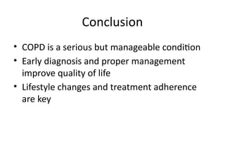 COPD_Presentation by doctor Fatima zubair | PPTX