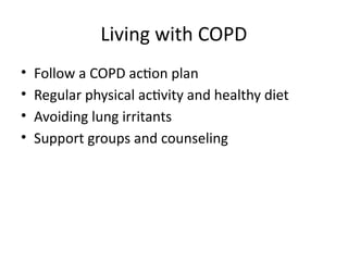 COPD_Presentation by doctor Fatima zubair | PPT