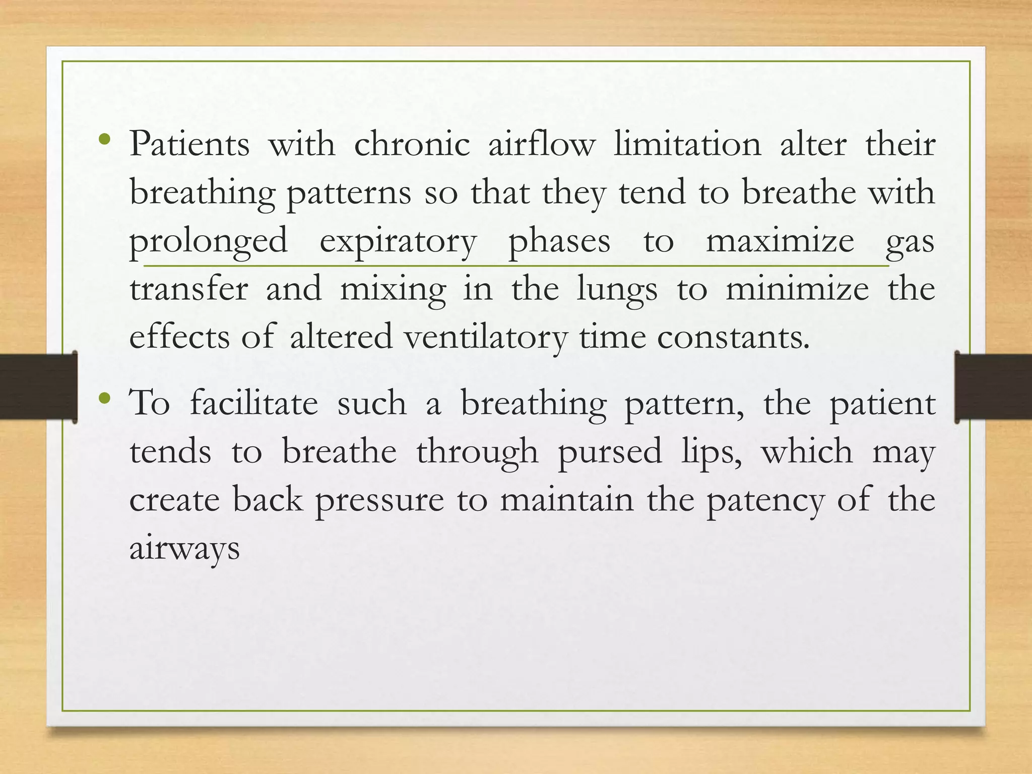 physiotherapy management for chronic obstructive pulmonary disease | PPTX