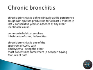 Copd.pptx( chronic pulmonary disorders)) | PPTX